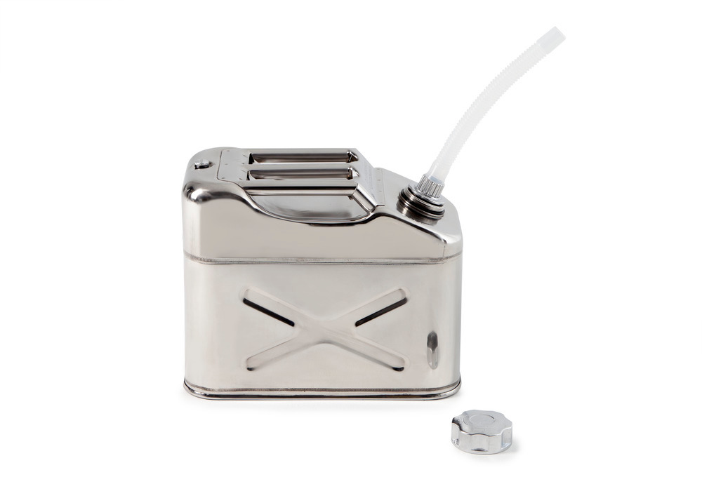 FALCON safety canister in stainless steel, with transport approval, 10 ...