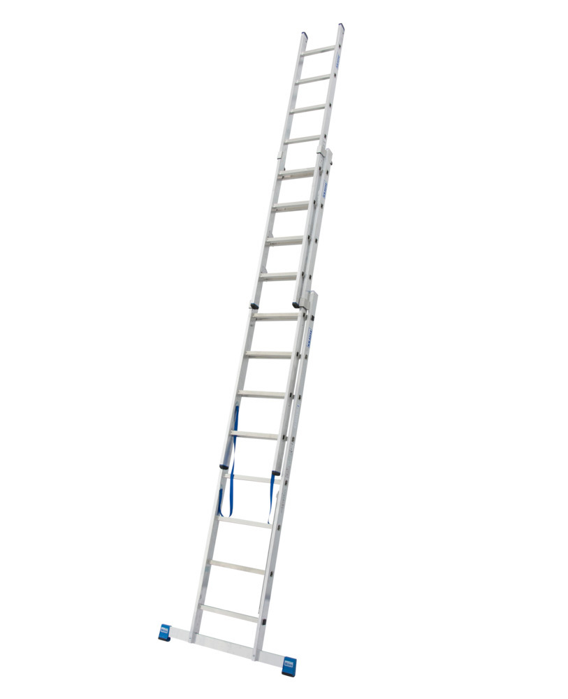 Scala multiuso in alluminio, con 3 x 8 pioli